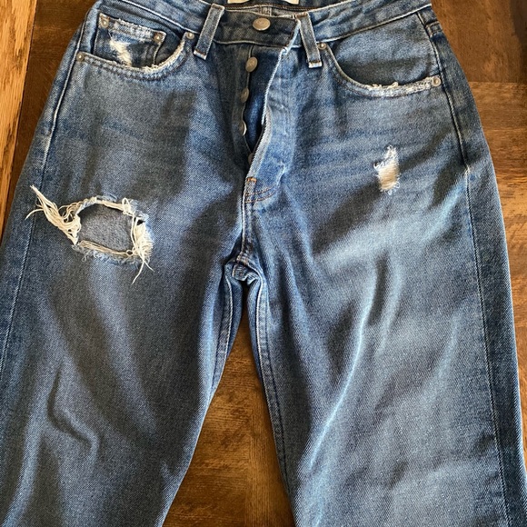Reformation | Jeans | Reformation Vintage Fit Ripped Jeans Size 25 ...